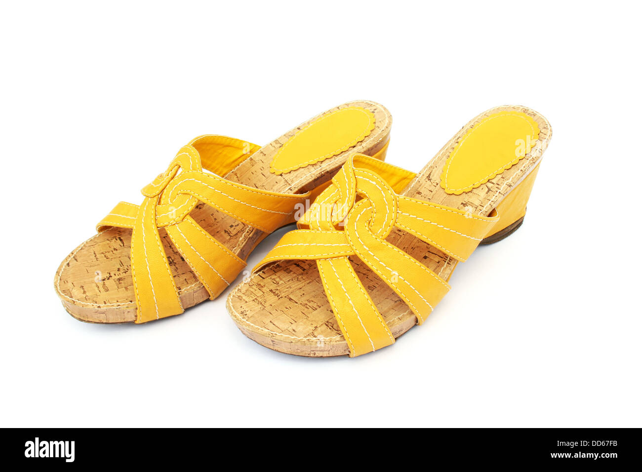 Yellow shoes Cut Out Stock Images & Pictures - Alamy