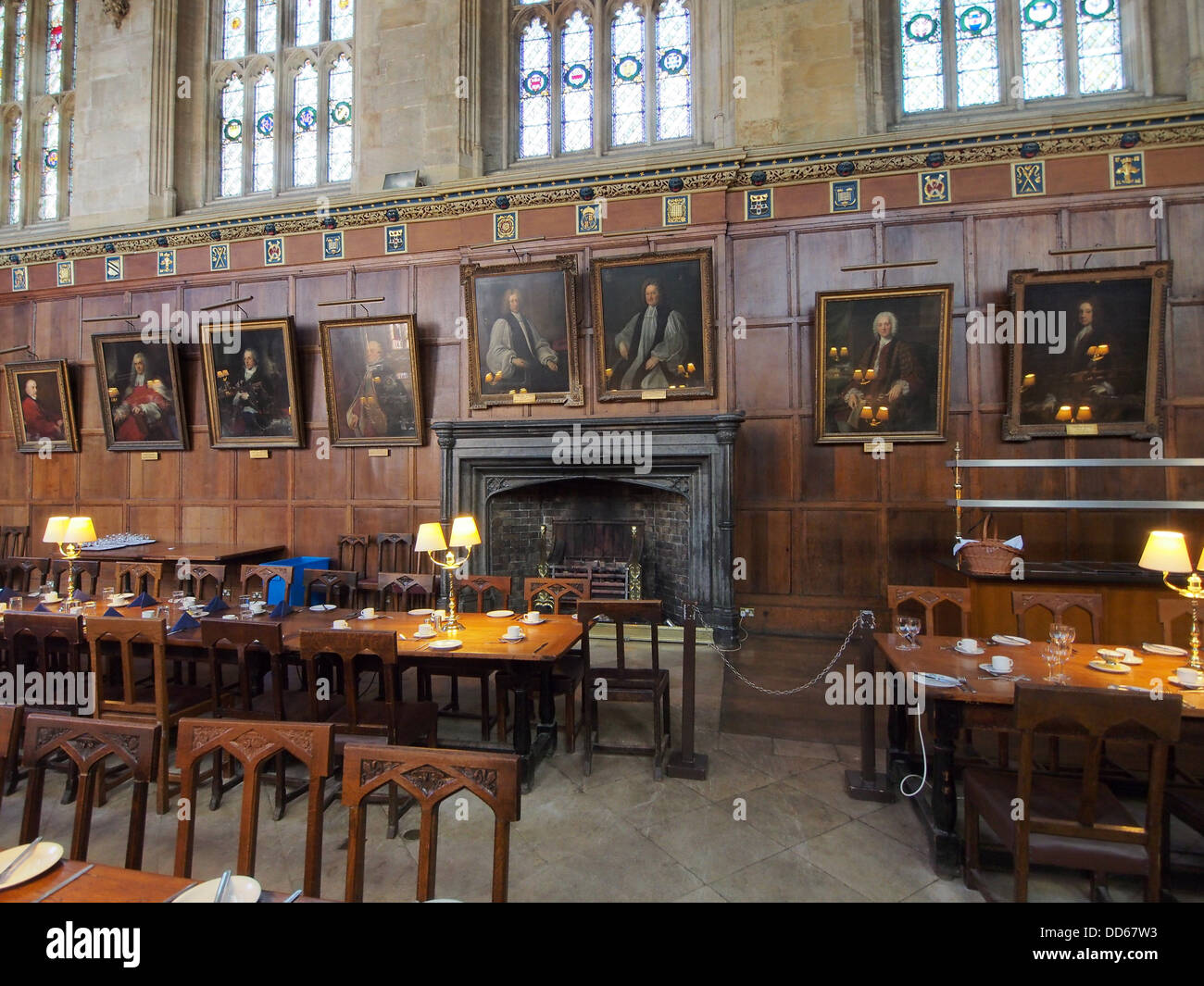 Dining hall of christ church hi-res stock photography and images - Alamy
