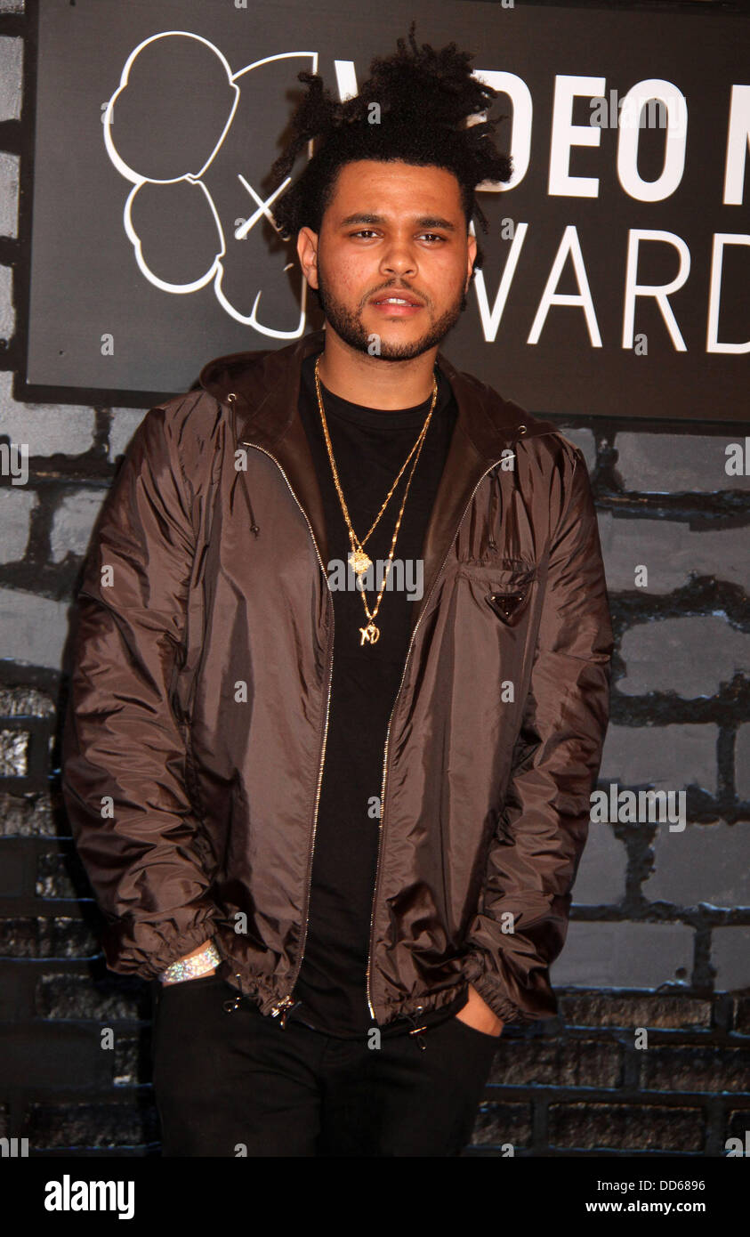 New York, New York, USA. 25th Aug, 2013. ABEL TESFAYE aka THE WEEKEND ...
