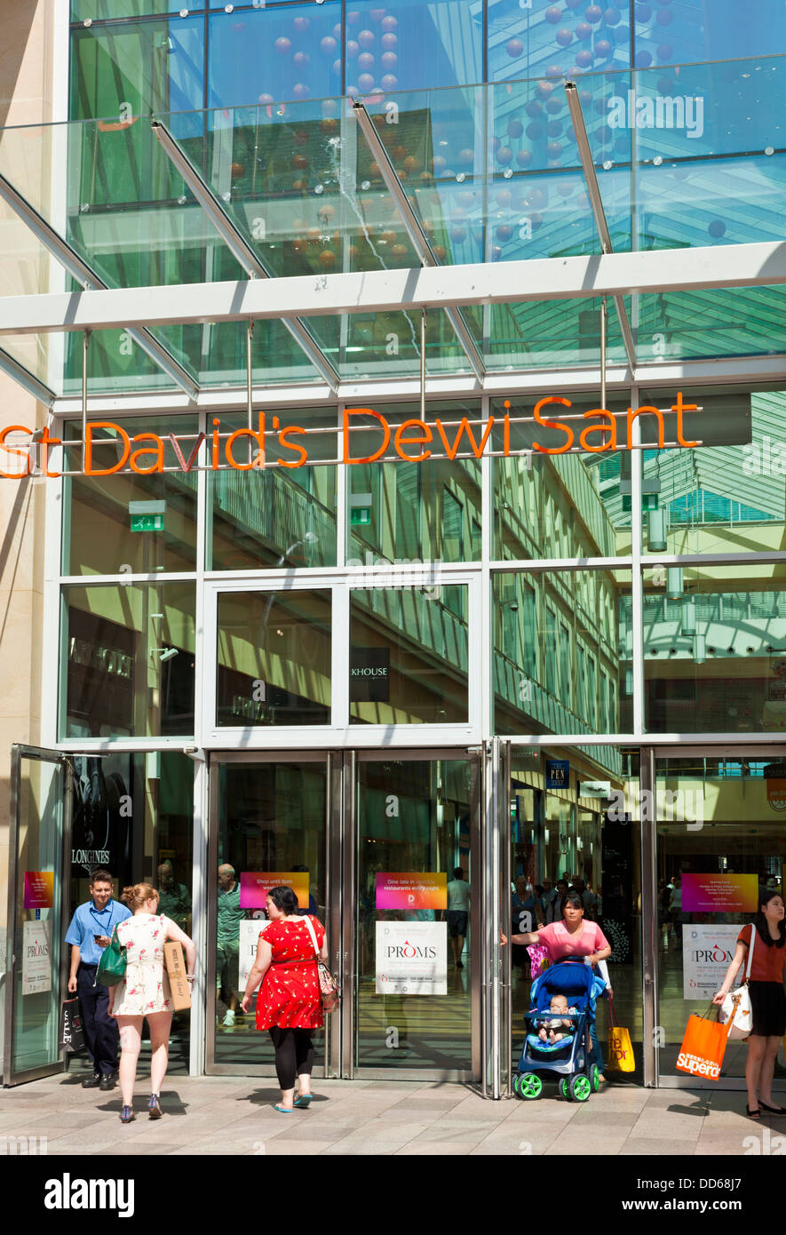St David's 2 Dewi Sant shopping centre mall Eastside Cardiff City ...