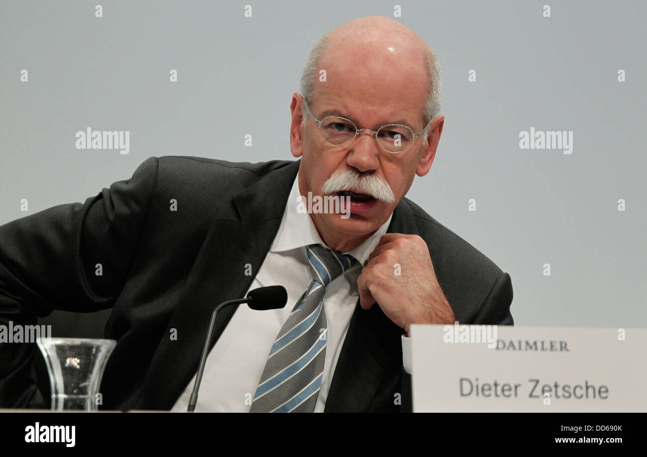 Daimler Press Conference Mercedes Ceo High Resolution Stock Photography ...