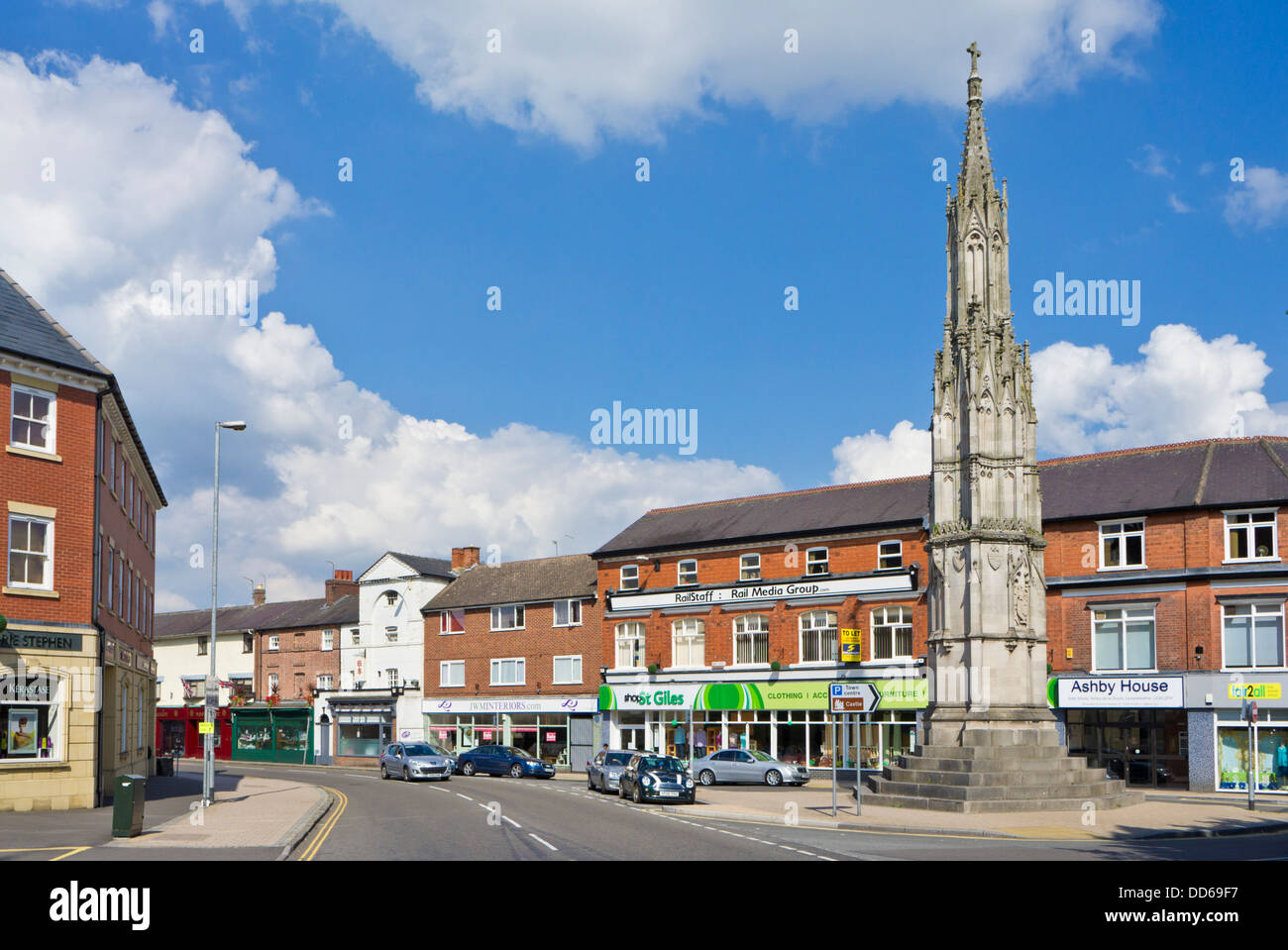 Ashby de la Zouch The Loudoun Monument or Queen Eleanor Cross Ashby de ...