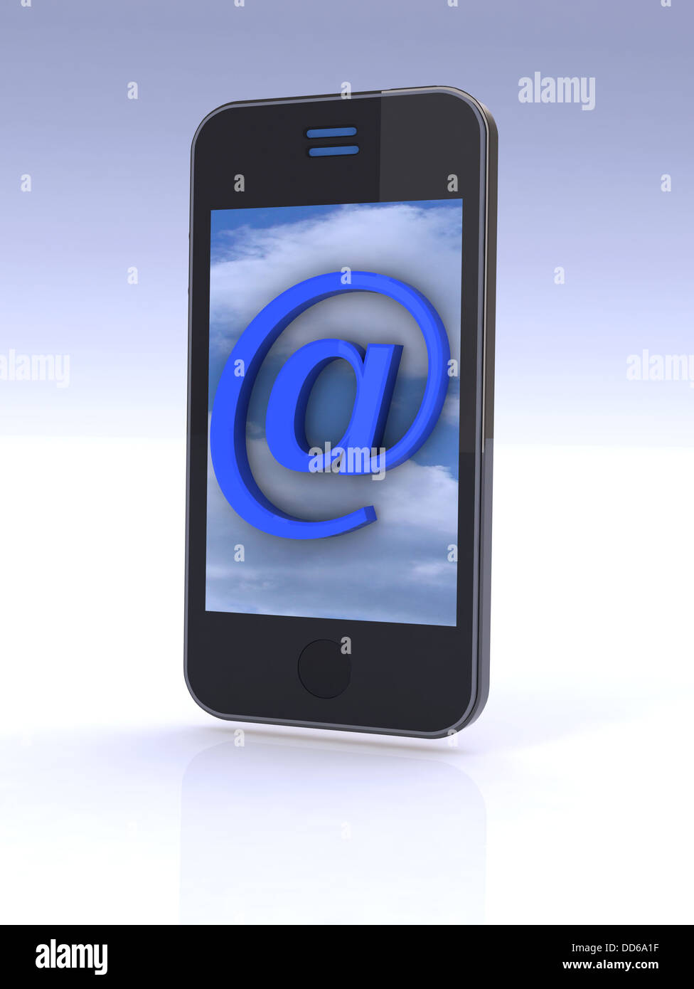 cloud computing connection on mobile smartphone Stock Photo - Alamy