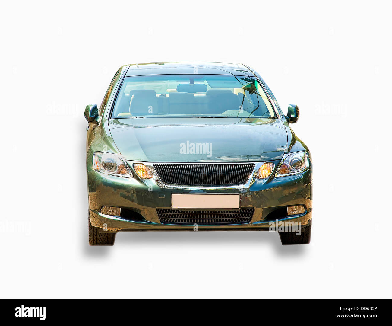 Car isolated on white background without shadow Stock Photo - Alamy