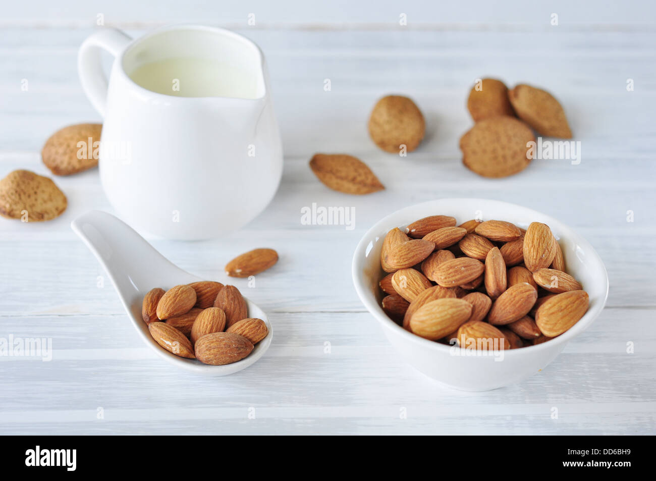 Almond milk nutrition hi-res stock photography and images - Alamy