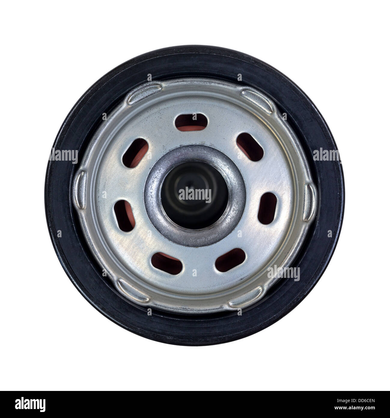 Top view of a new oil filter with rubber gasket Stock Photo - Alamy