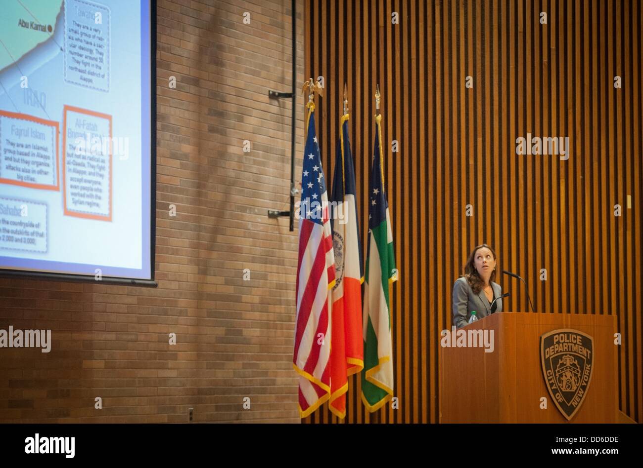 Manhattan, New York, USA. 27th Aug, 2013. REBECCA WEINER, NYPD Director ...