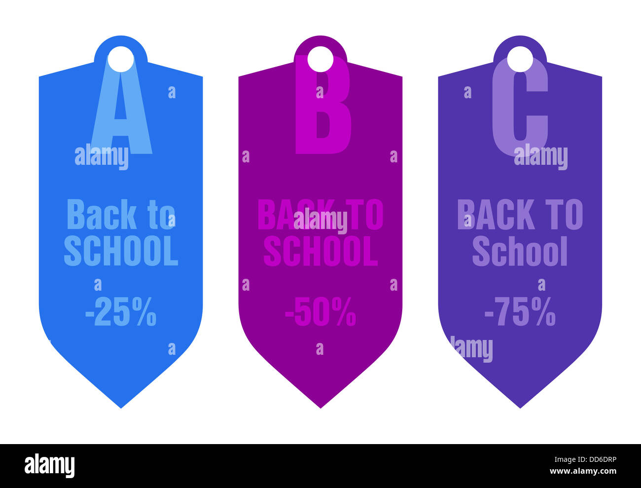 back to school price tag Stock Photo - Alamy