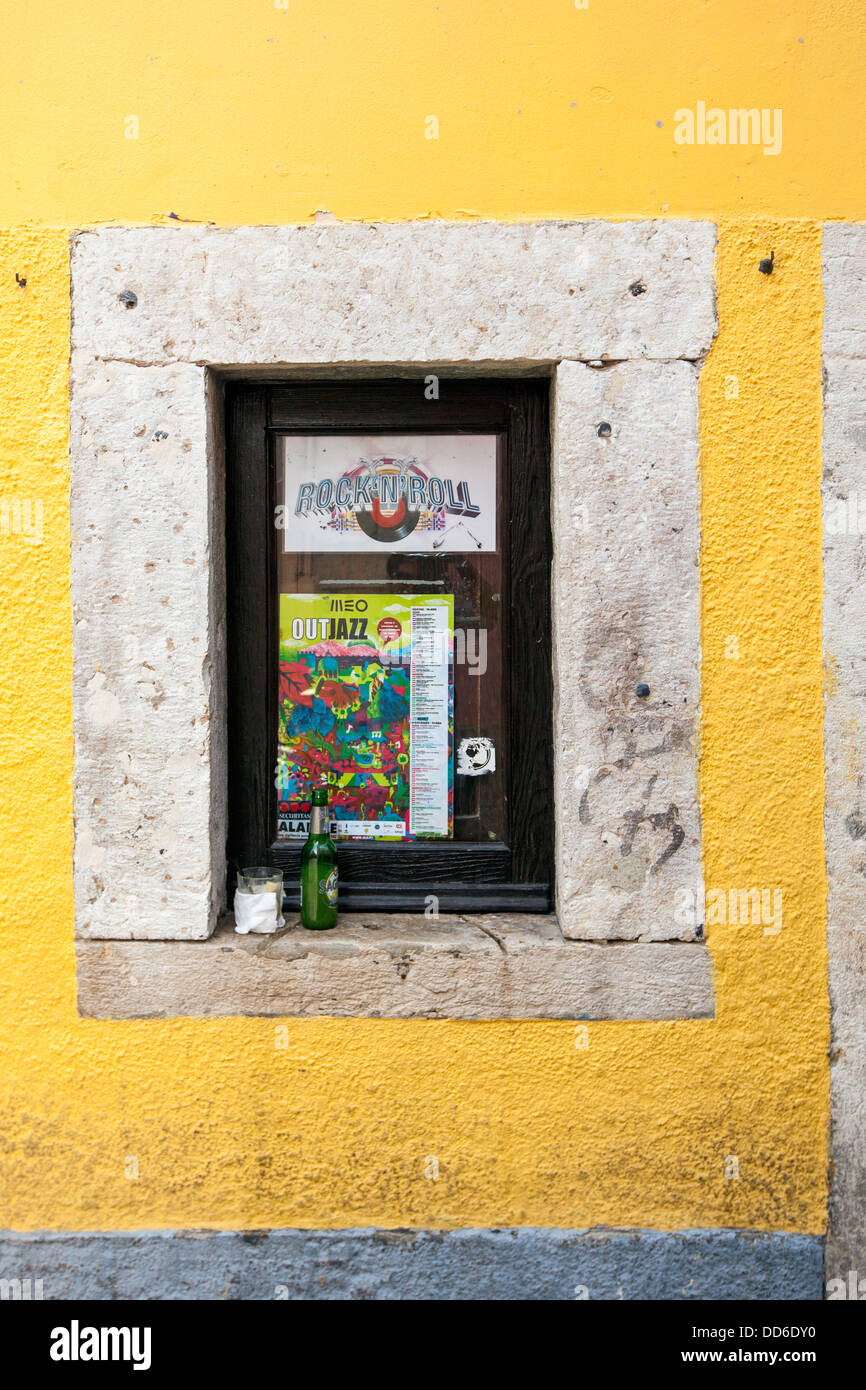 Typical Portuguese Window in Bairro Alto, Lisbon, Portugal, Europe ...