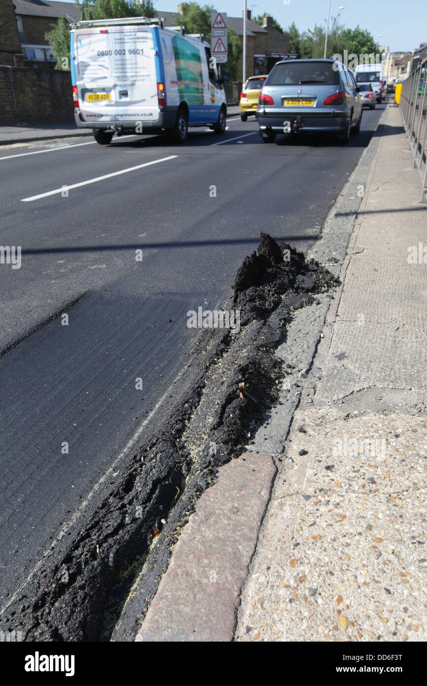 Melted tarmac hi-res stock photography and images - Alamy