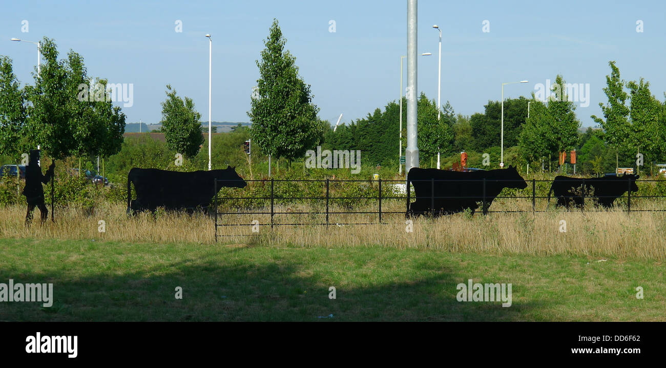 Drover's Roundabout, Ashford, Kent Stock Photo - Alamy