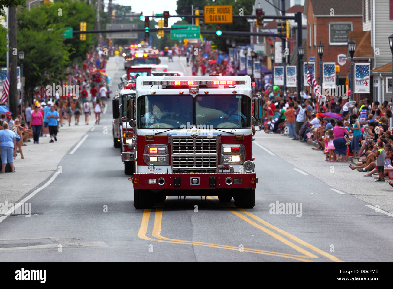 Fourth July Parade Fire High Resolution Stock Photography and Images ...