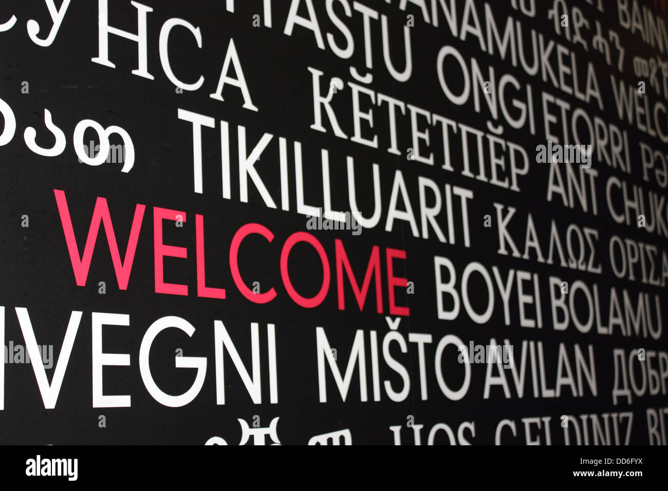 Arabic welcome sign hi-res stock photography and images - Alamy