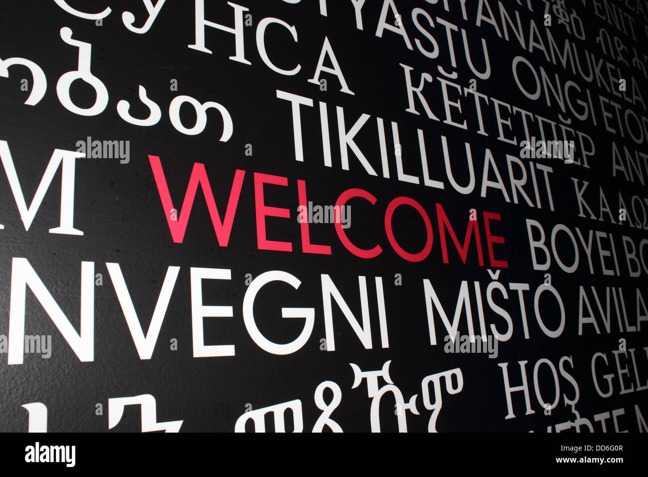 Arabic welcome sign hi-res stock photography and images - Alamy