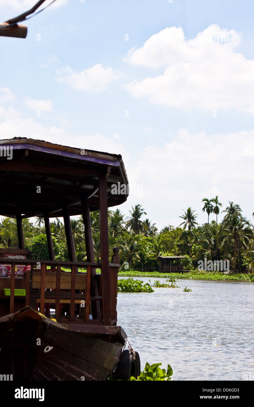 boat on river Stock Photo - Alamy