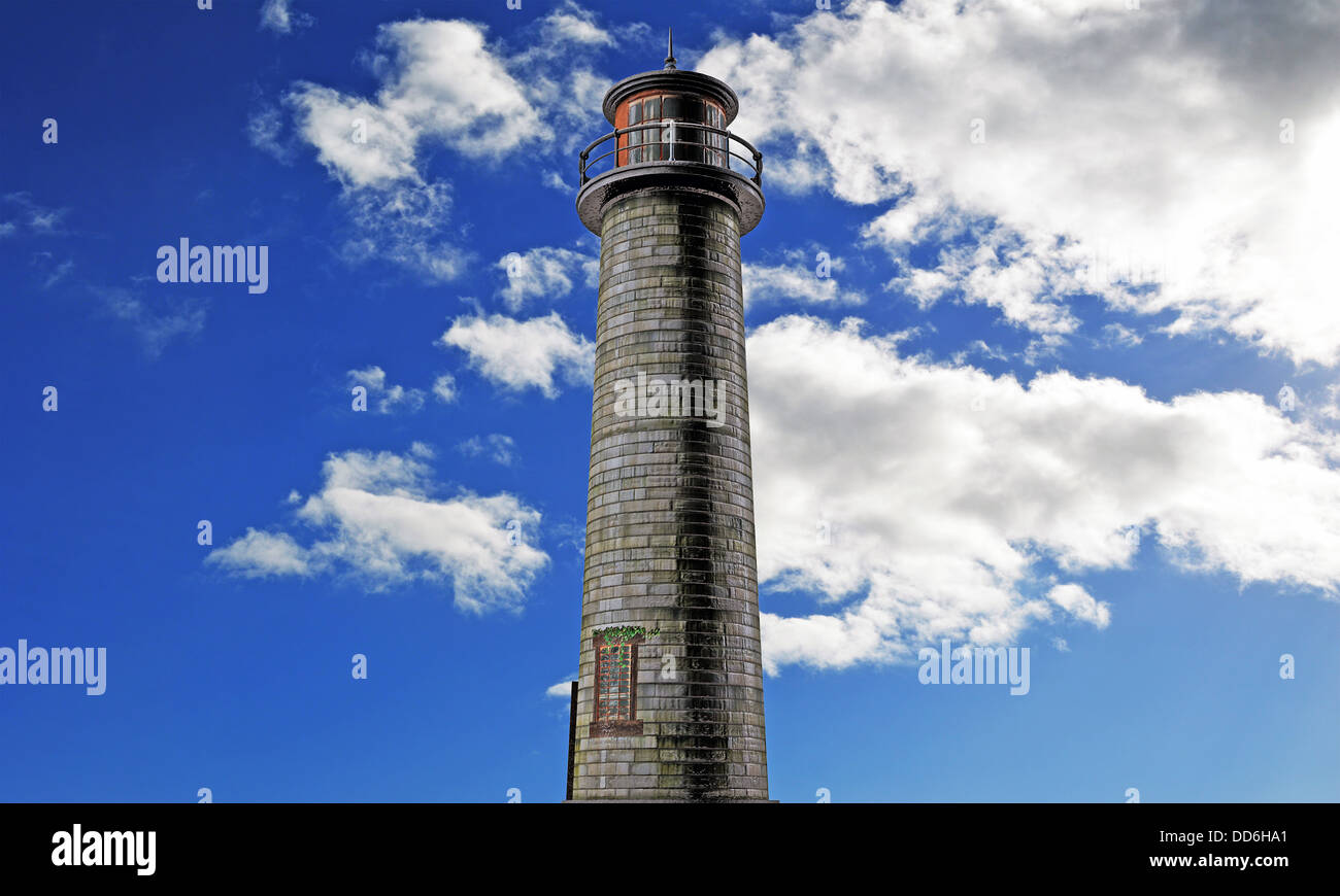 lighthouse under the blue sky Stock Photo - Alamy