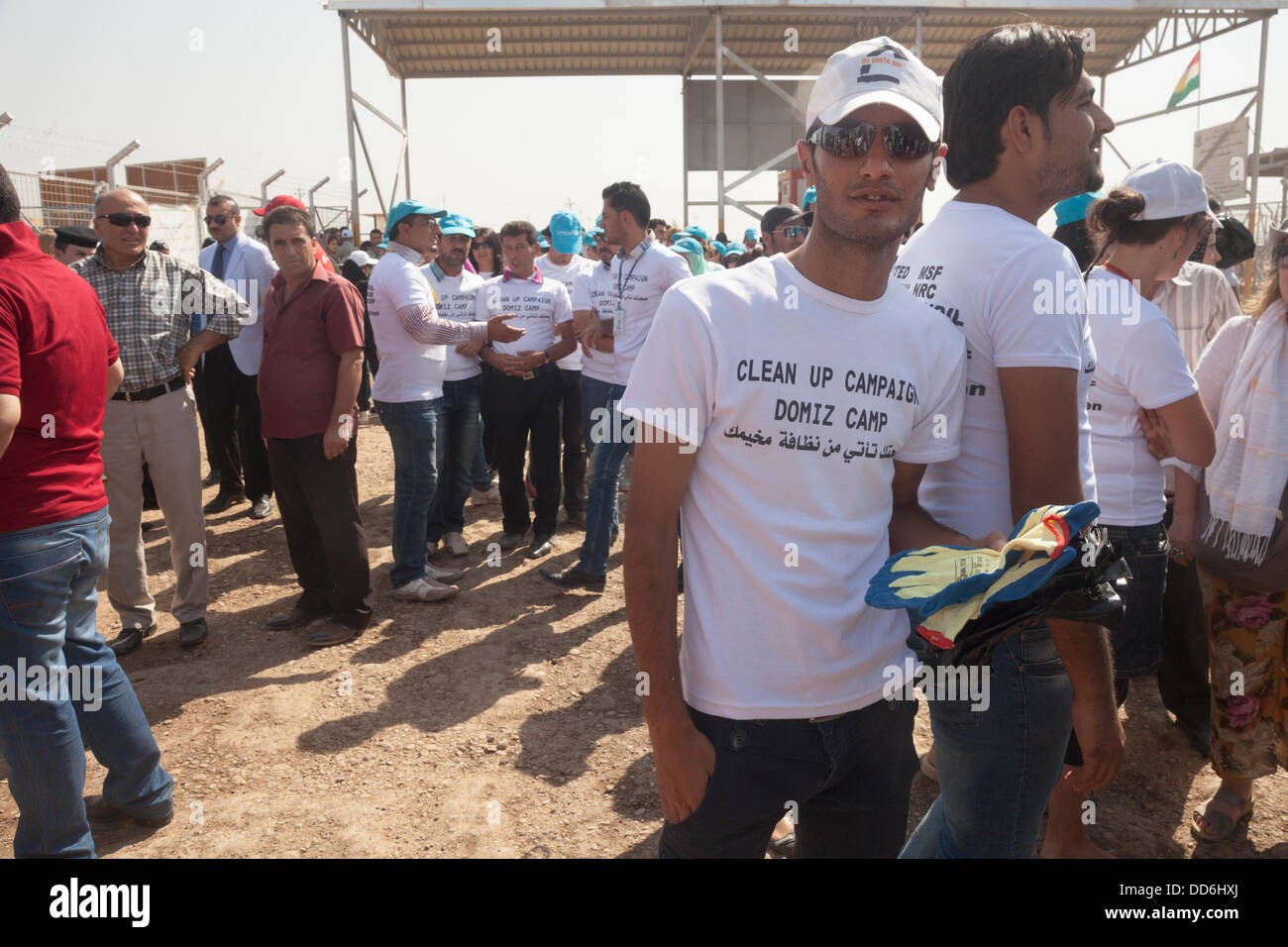 Domiz refugees camp, Duhok province, Northern Iraq. 27th Aug, 2013. Due ...