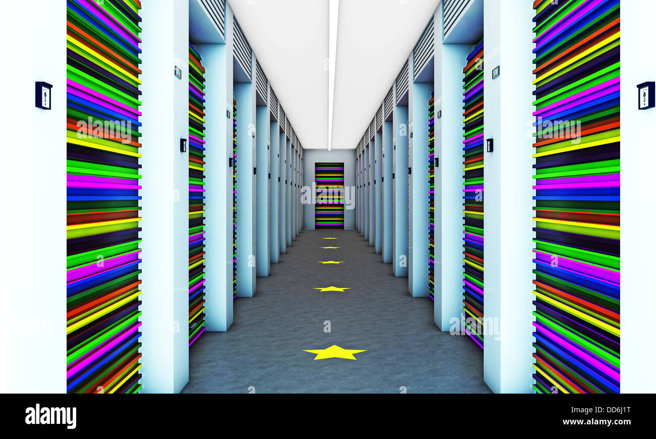 self storage with stars on the floor Stock Photo - Alamy