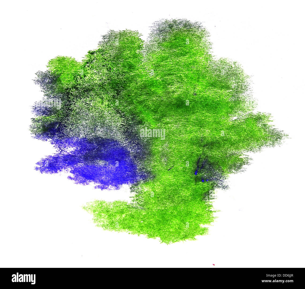 ink green watercolor paint splatter splash grunge background blot ...