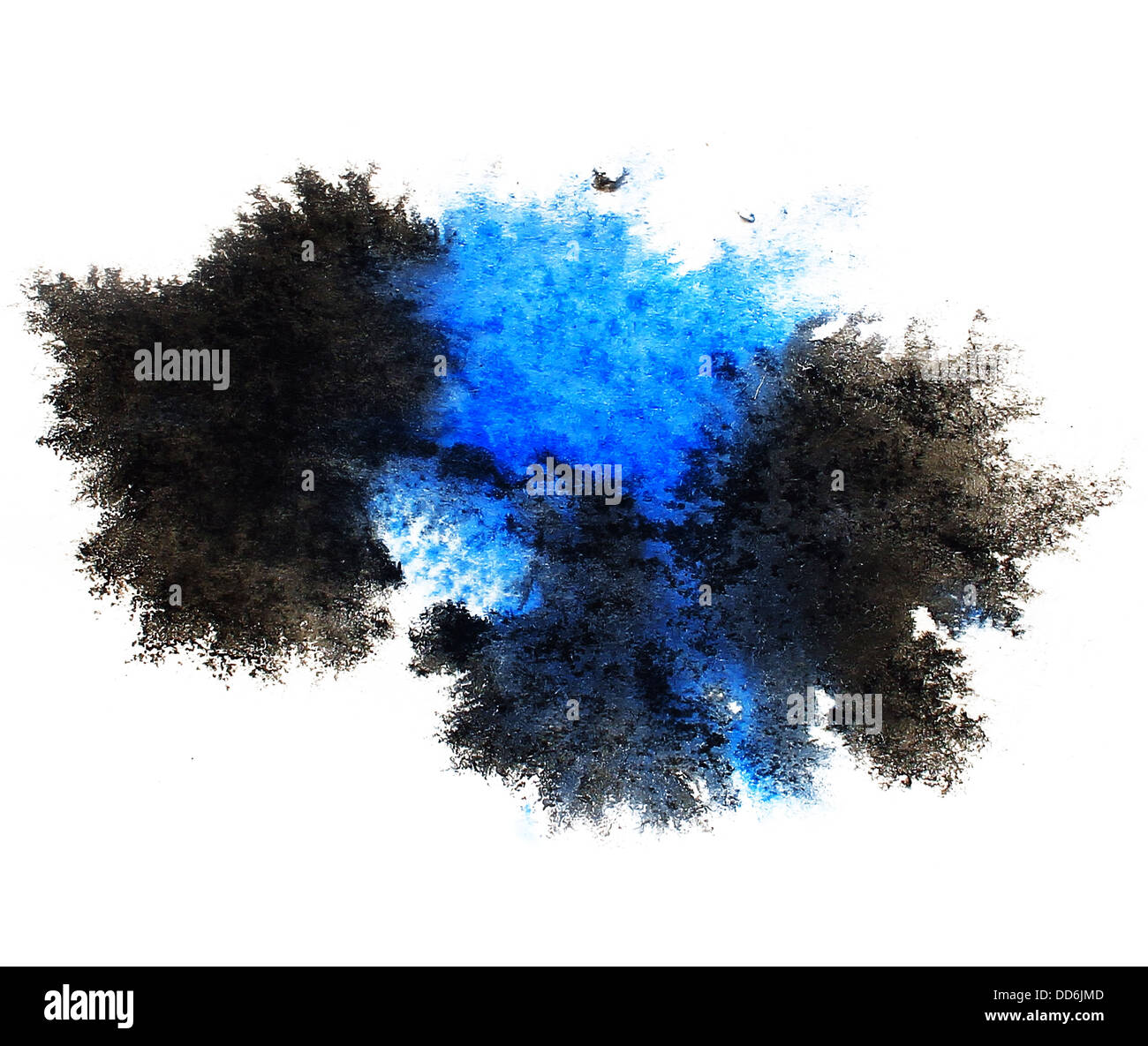 Blue water splash black background hi-res stock photography and images ...