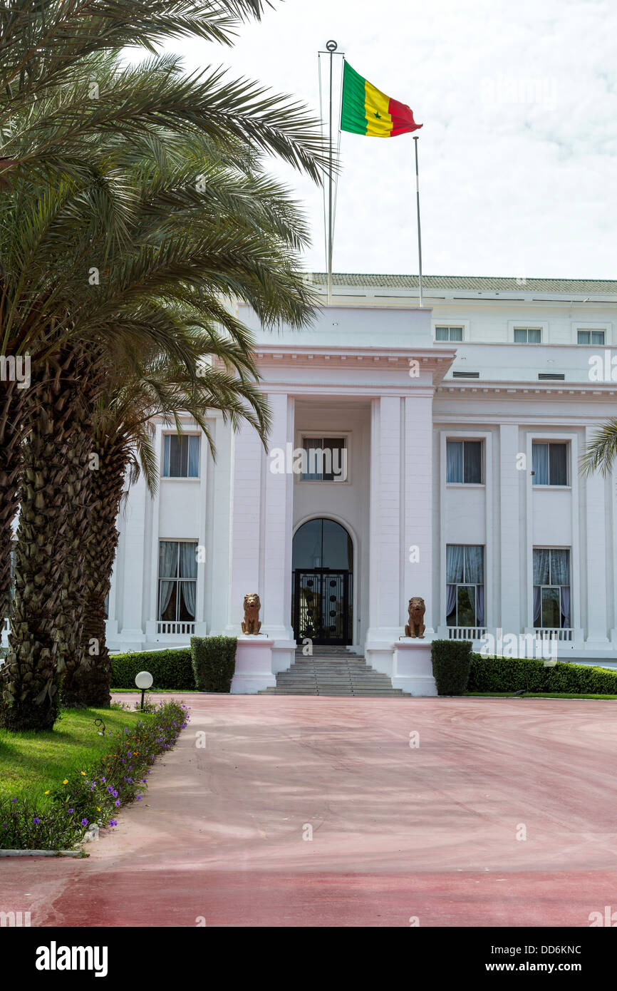 Dakar, Senegal. Presidential Palace Stock Photo - Alamy