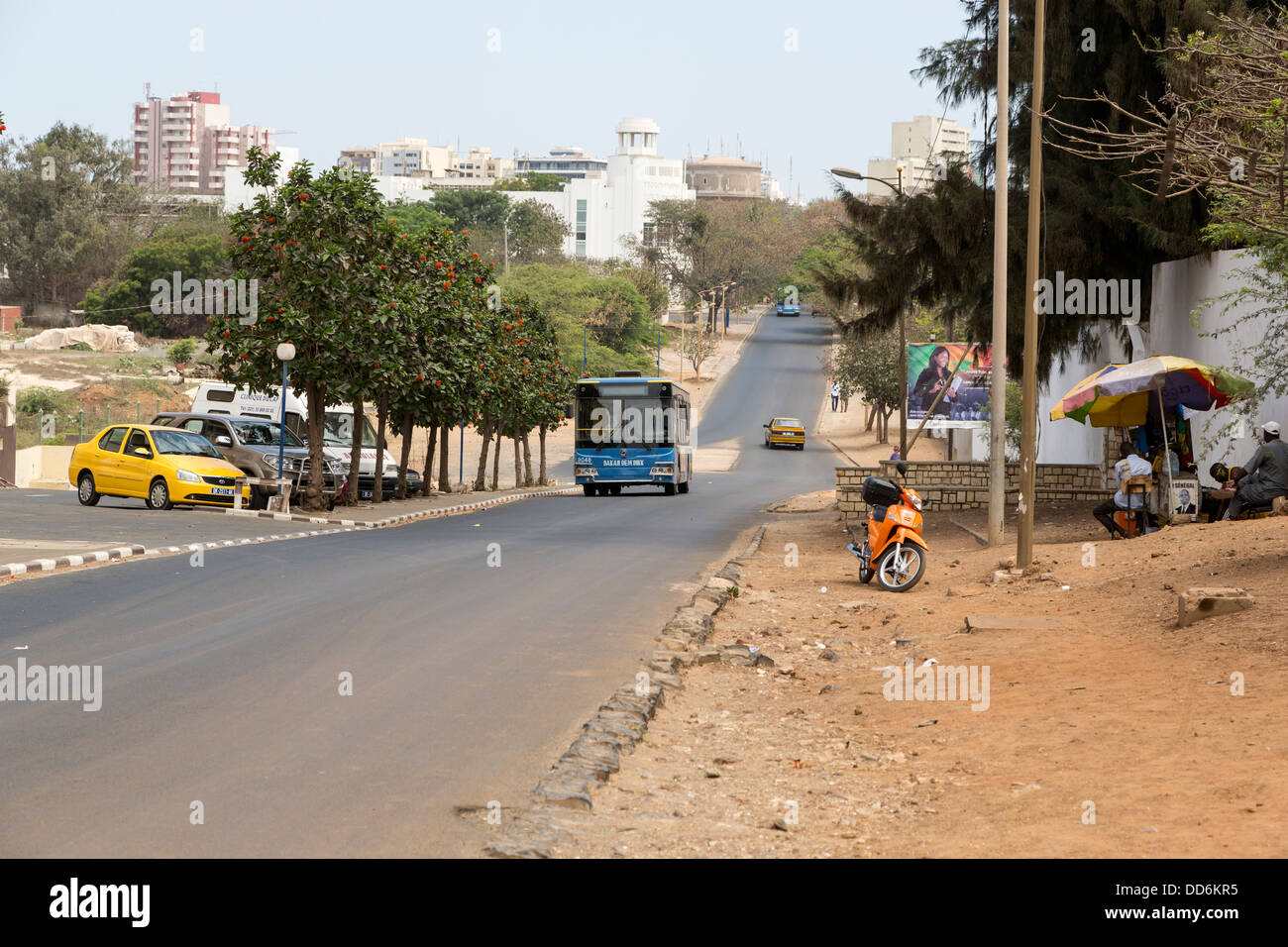 Dakar, Senegal. Public Transport, Municipal Buses Stock Photo - Alamy