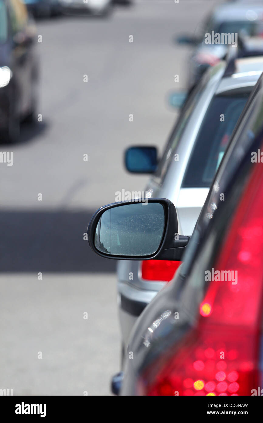 city street and car traffic line Stock Photo - Alamy