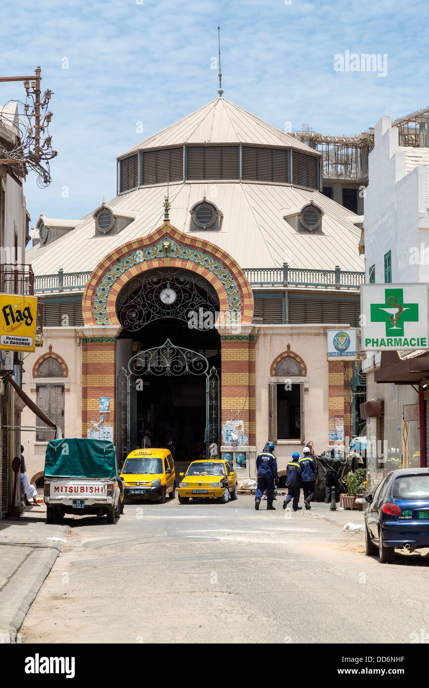 Dakar. Senegal. Kermel Market, a fruit and vegetable market, restored ...