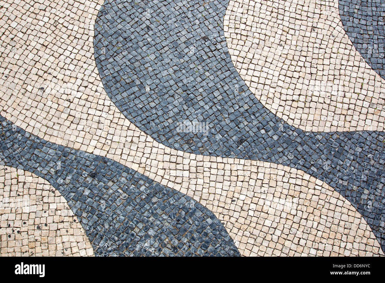 Portuguese Pavement, Lisbon, Portugal, Europe Stock Photo - Alamy