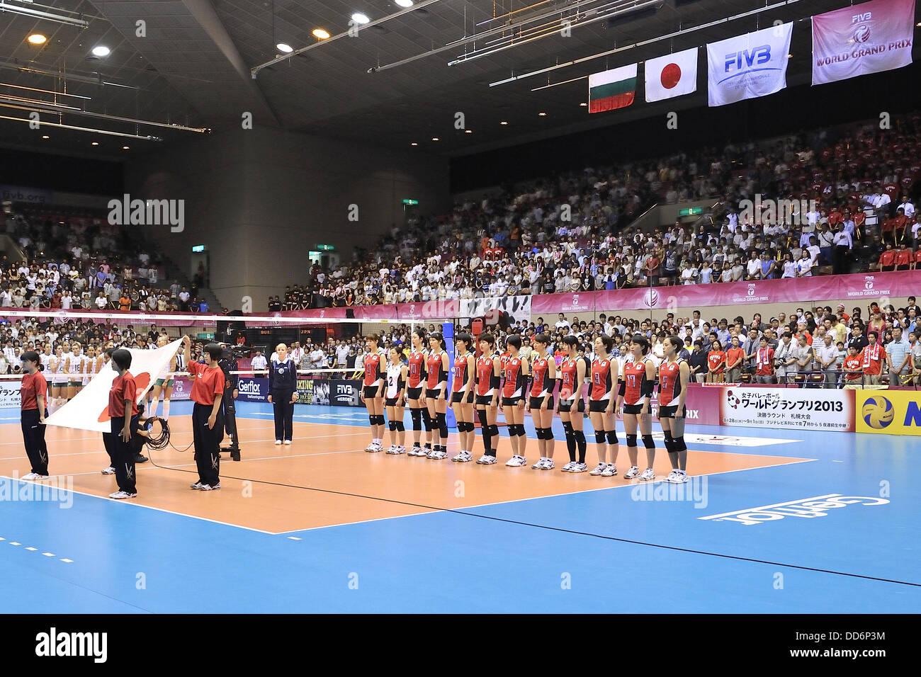 Japan team group line-up (JPN), AUGUST 16, 2013 - Volleyball : 2013 ...