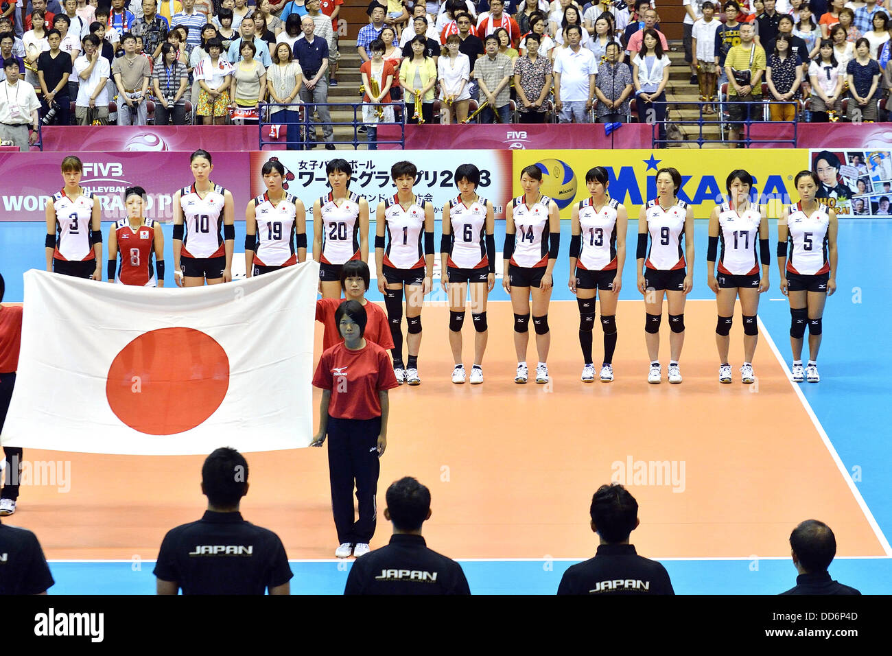 Japan team group line-up (JPN), AUGUST 17, 2013 - Volleyball : 2013 ...