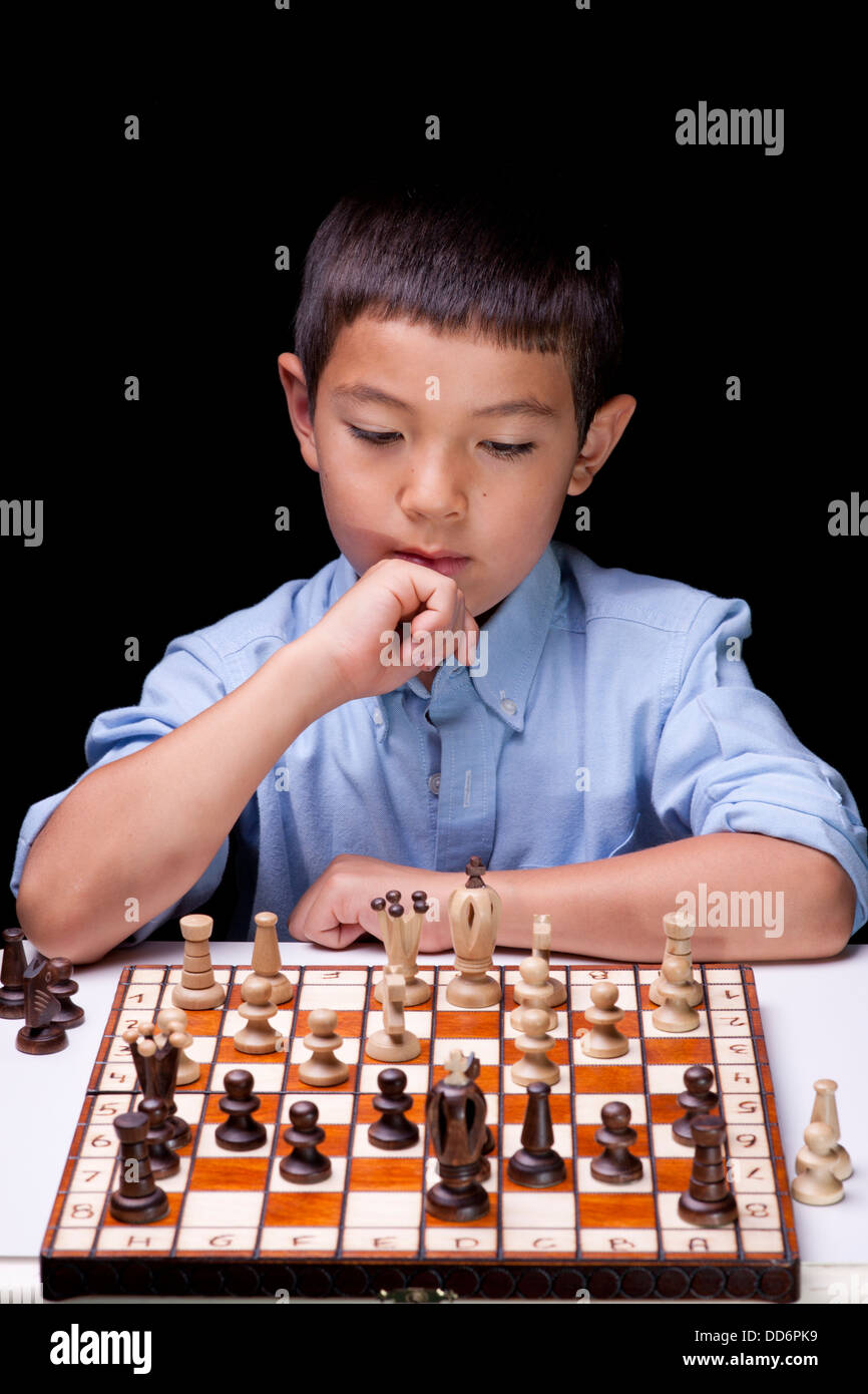 Boy in deep thought hi-res stock photography and images - Alamy