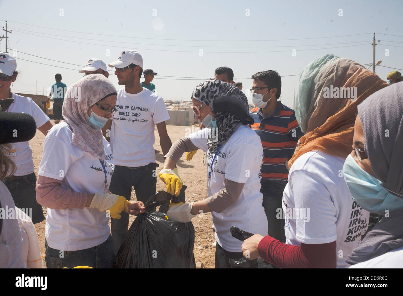 Domiz refugees camp, Duhok province, Northern Iraq. 27th Aug, 2013. Due ...