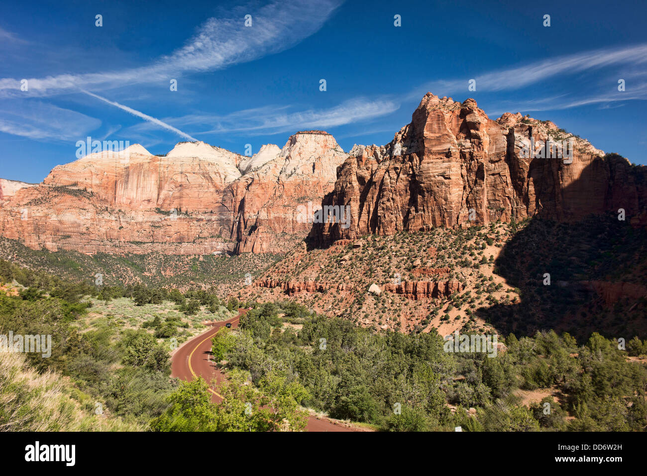 canyon view, Zion National Park, Utah Stock Photo - Alamy