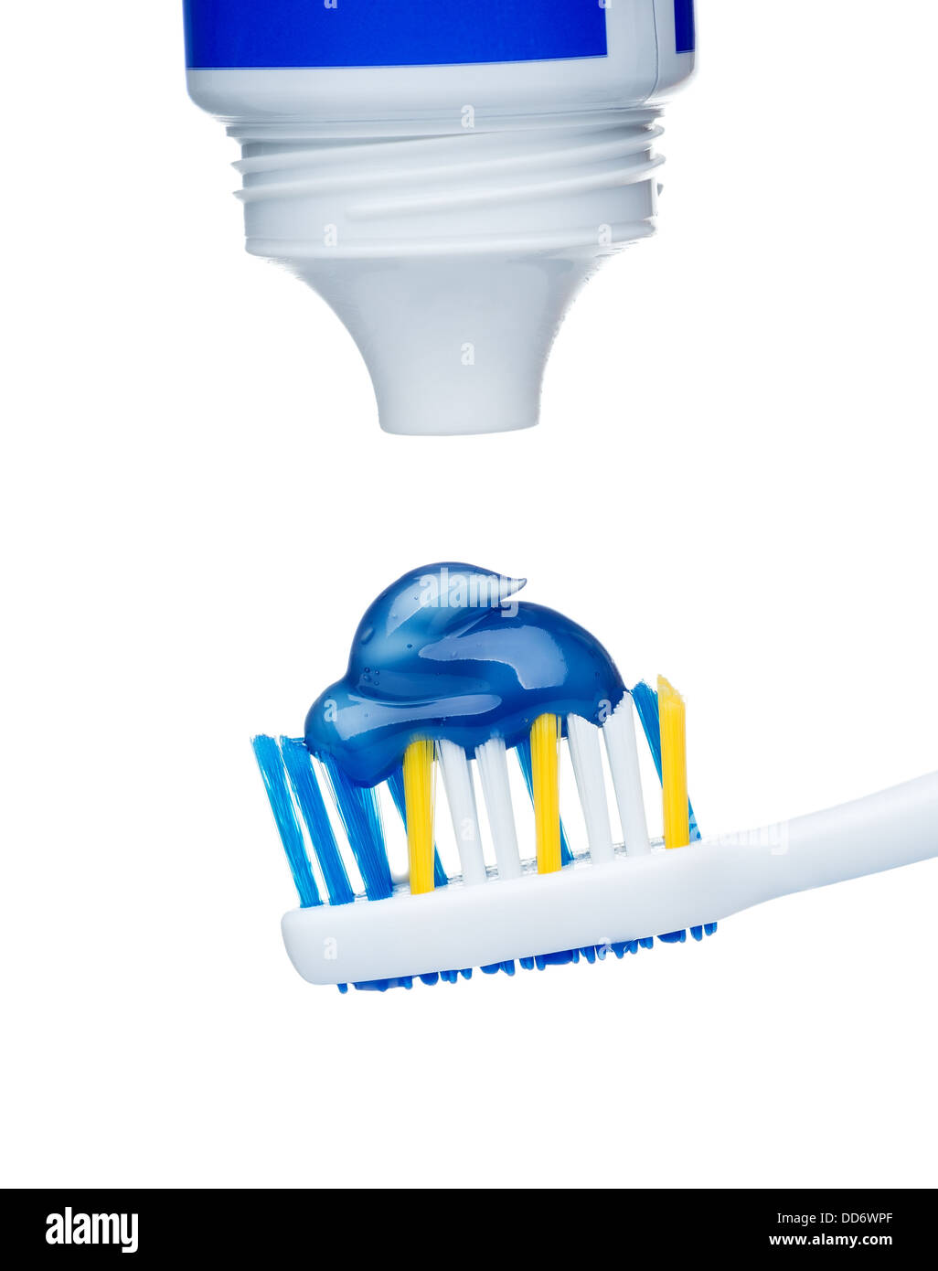 Toothbrush and toothpaste Stock Photo - Alamy