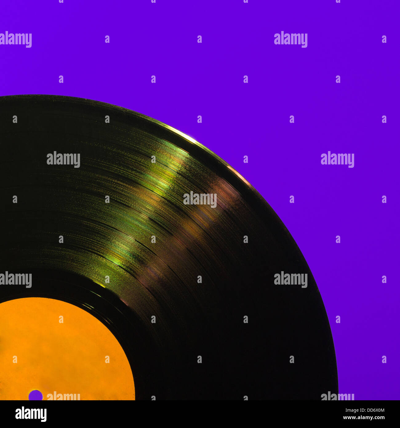 Detailed vinyl LP close up background Stock Photo - Alamy