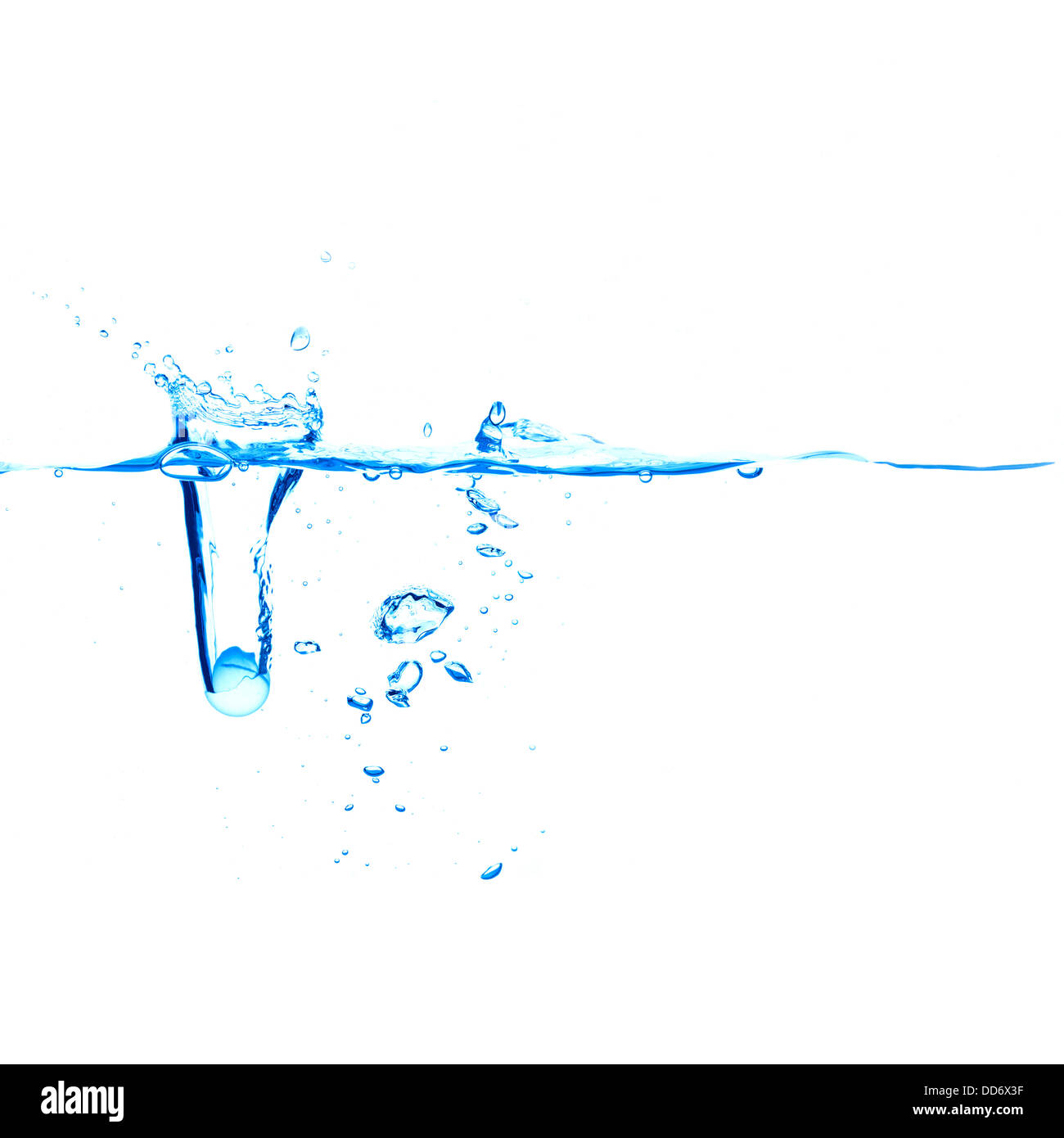 Bouncing water splash Cut Out Stock Images & Pictures - Alamy