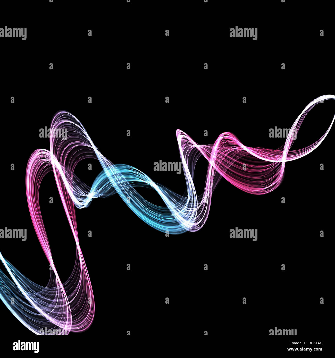 abstract colorful twisted waves Stock Photo - Alamy