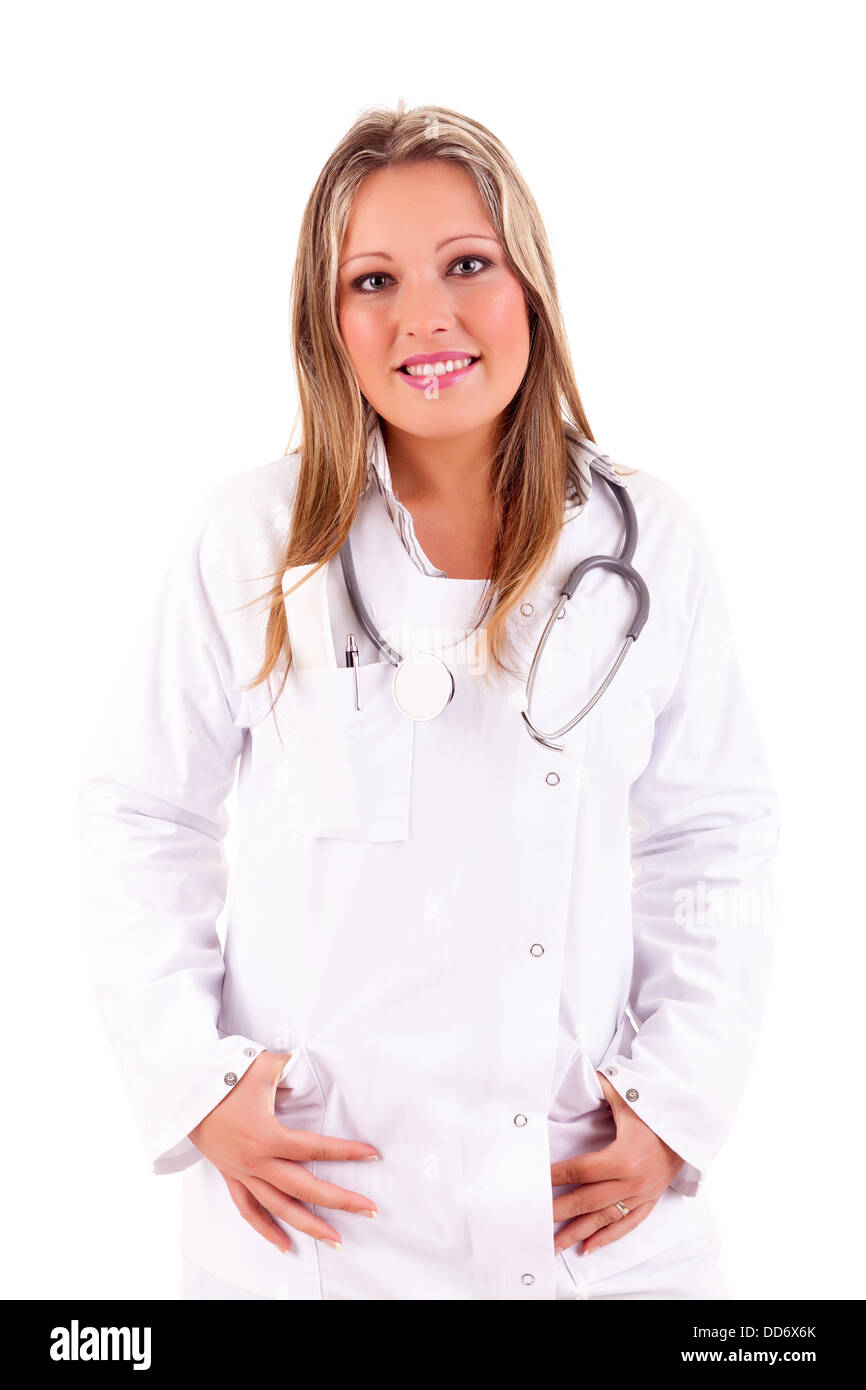 Young and sucessful medic posing Stock Photo - Alamy