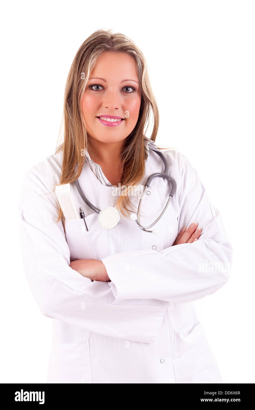 Young and sucessful medic posing Stock Photo - Alamy