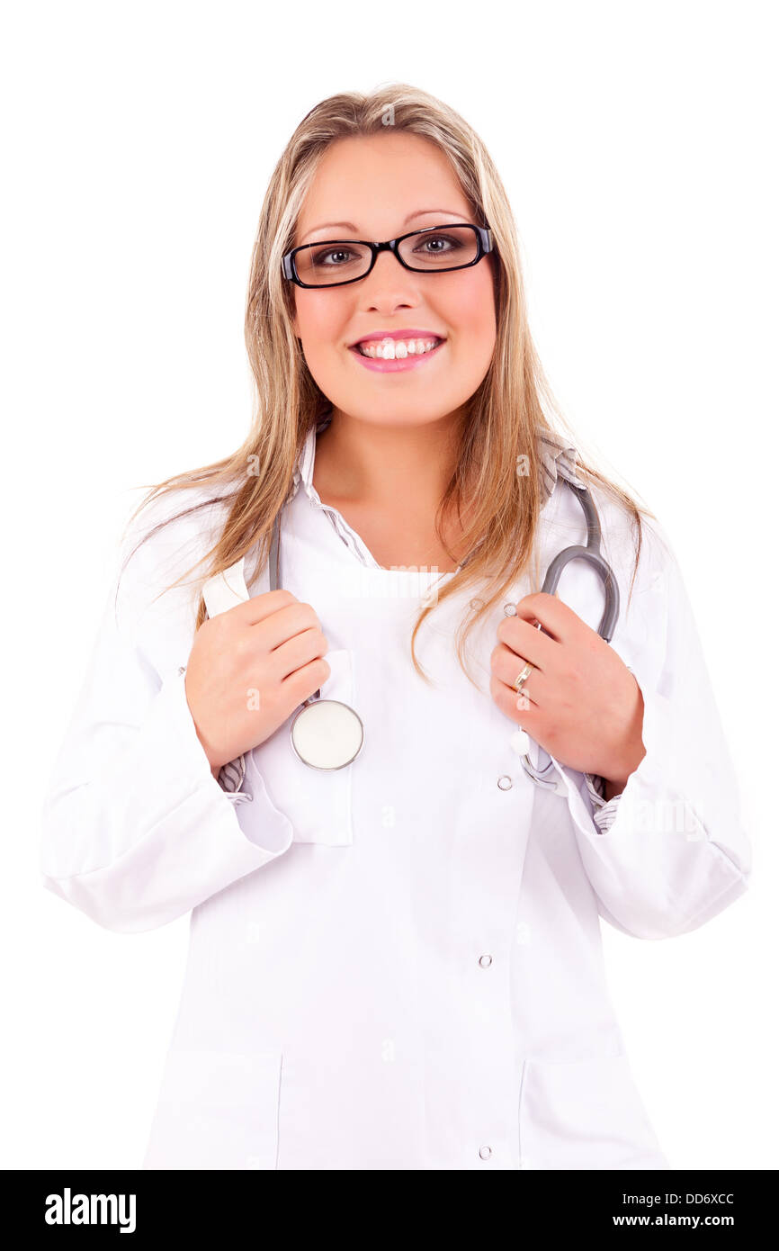 Young and sucessful medic posing Stock Photo - Alamy