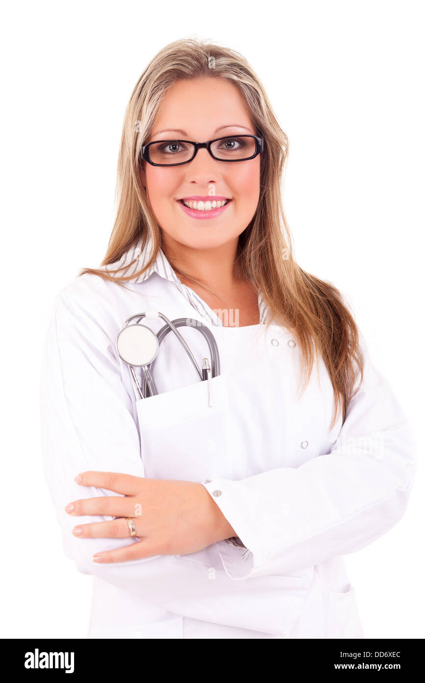 Young and sucessful medic posing Stock Photo - Alamy