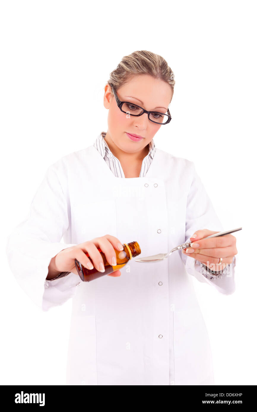 Doctor syrup hi-res stock photography and images - Alamy