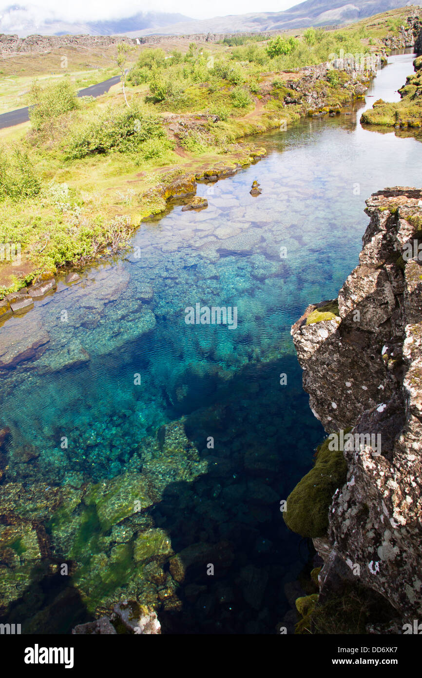 Lake deep clear water Stock Photo - Alamy