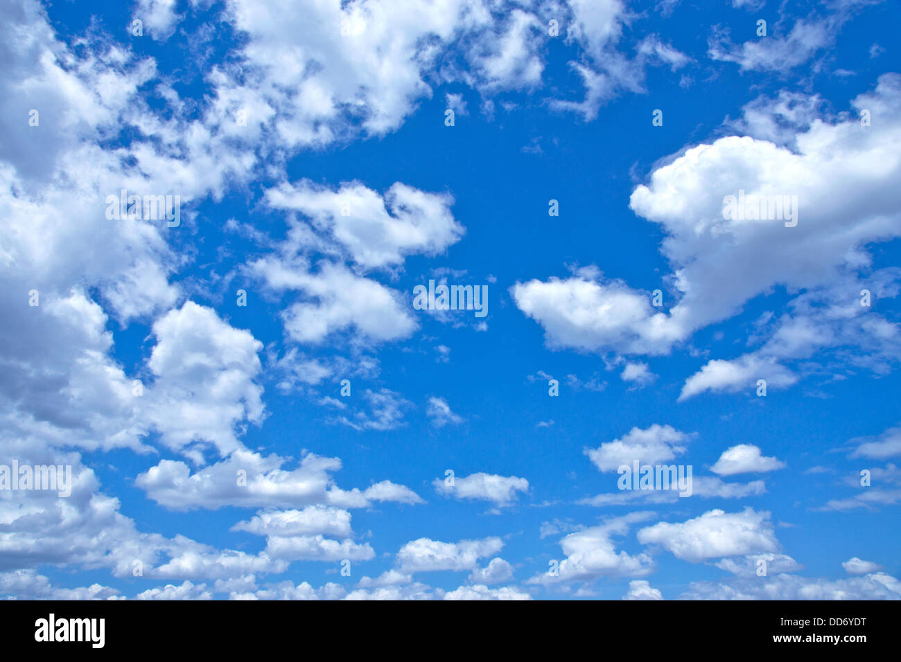 Blue sky with clouds Stock Photo - Alamy