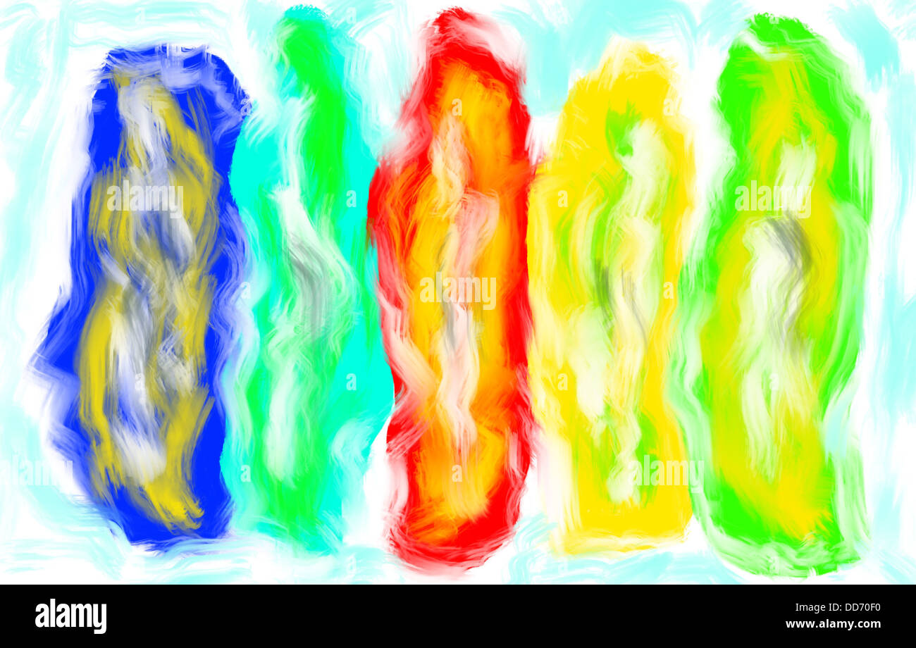 Abstract watercolor art hand paint Stock Photo - Alamy