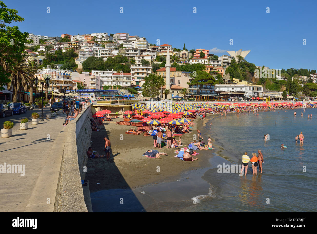 City beach of ulcinj hi-res stock photography and images - Alamy