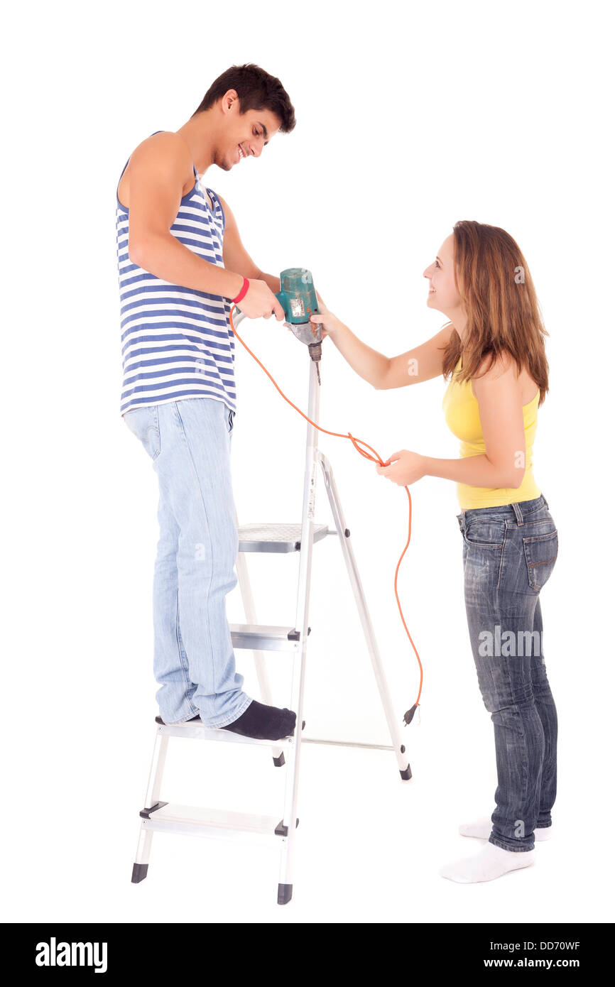 Moving new home Cut Out Stock Images & Pictures - Alamy