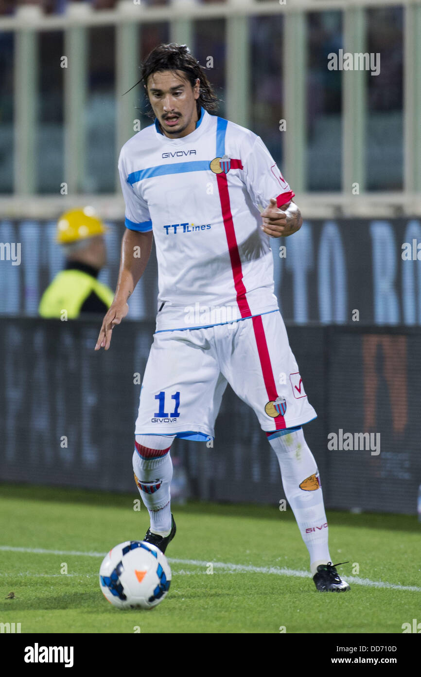 Sebastian Leto (Catania), AUGUST 26, 2013 - Football / Soccer : Italian ...