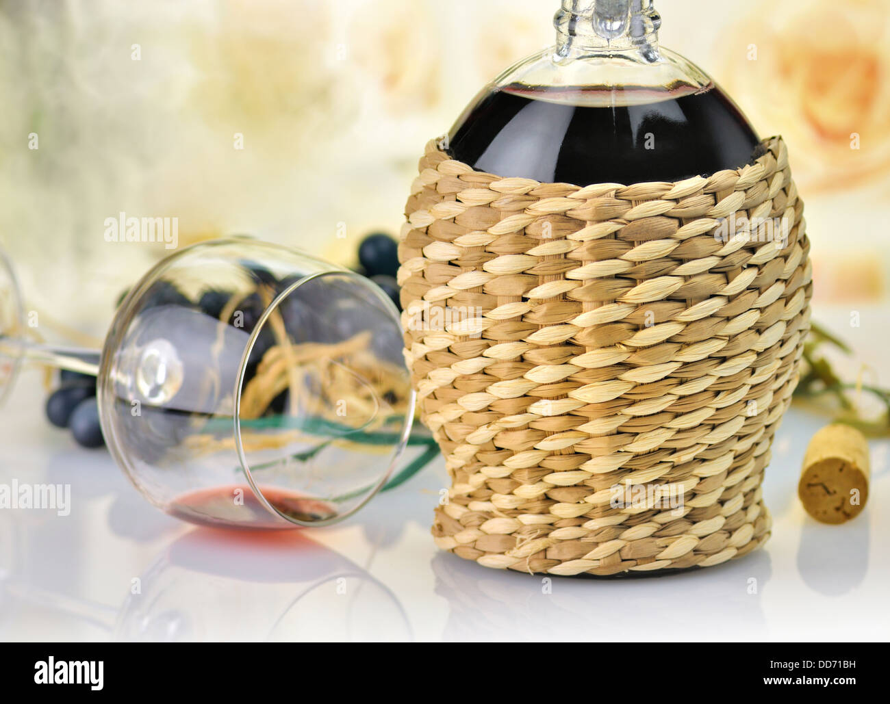 red wine composition Stock Photo - Alamy